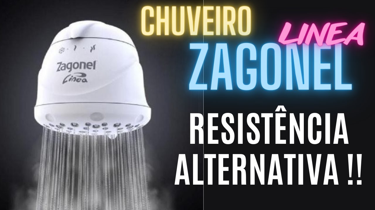 Resistência ALTERNATIVA pro chuveiro ZAGONEL LINEA 3T. - YouTube