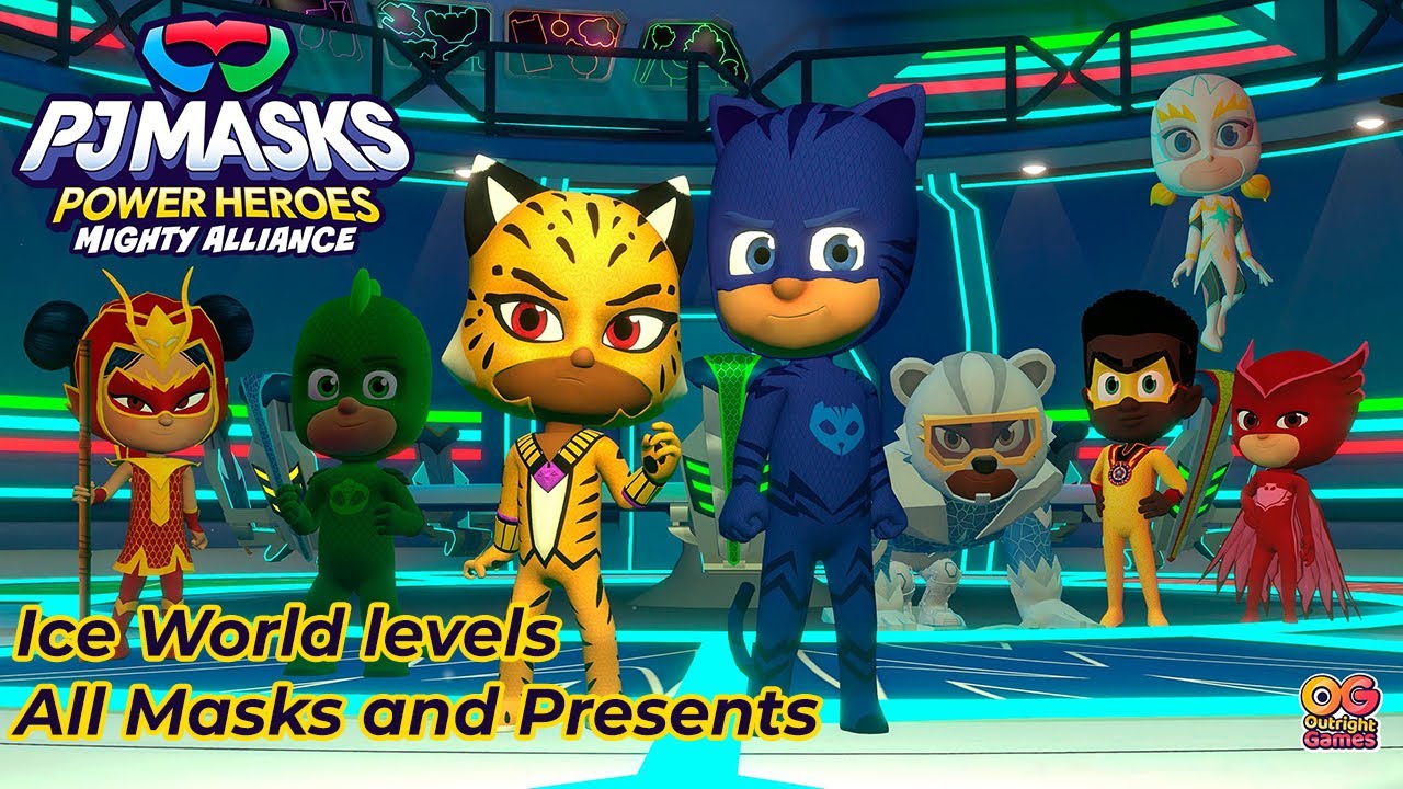 PJ Masks Power Heroes: Mighty Alliance - Ice World - All Masks and ...