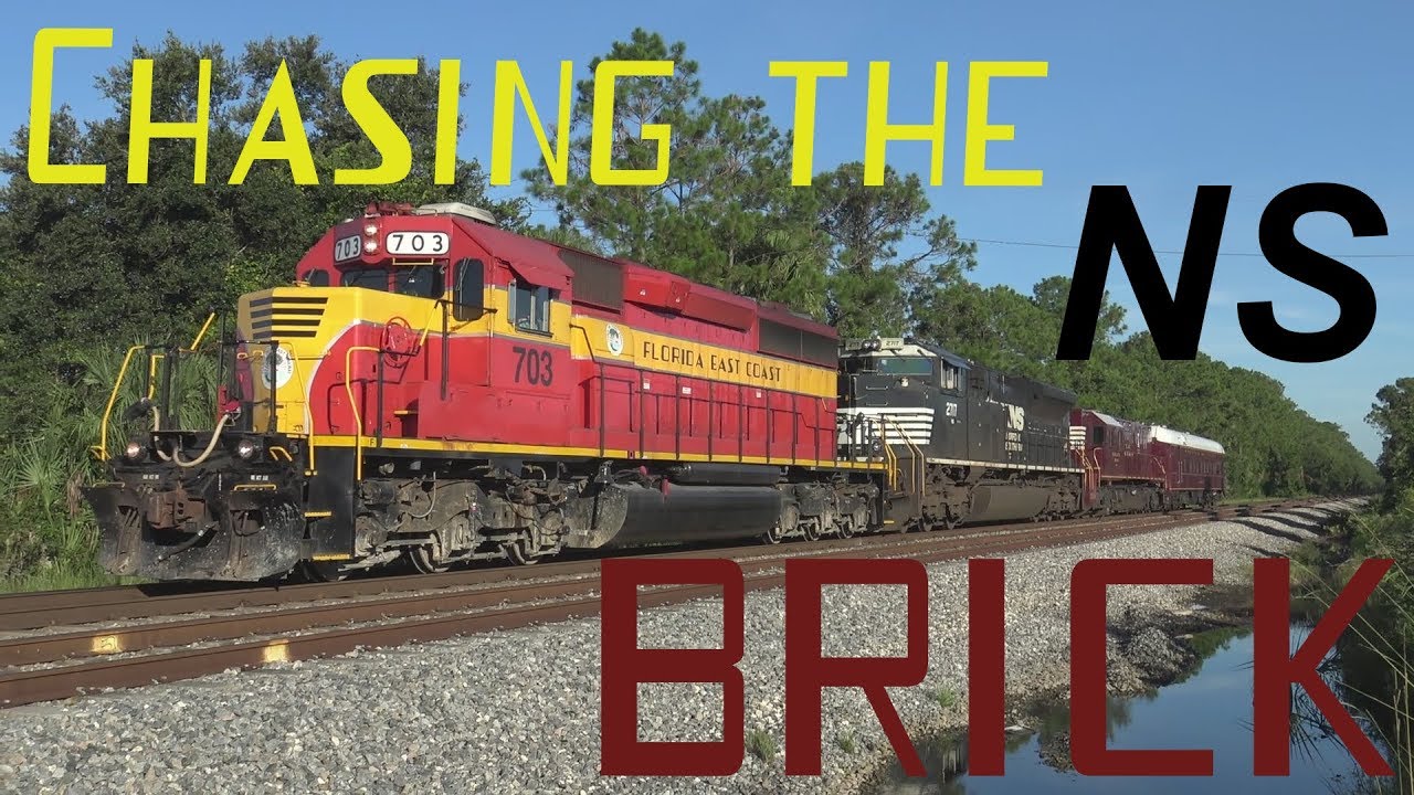 Classic EMD's on the FEC Part 3: Chasing The NS Geo Train - YouTube