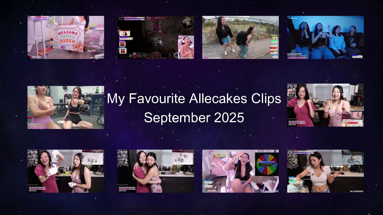 My Favourite Allecakes Clips of September 2025 - YouTube