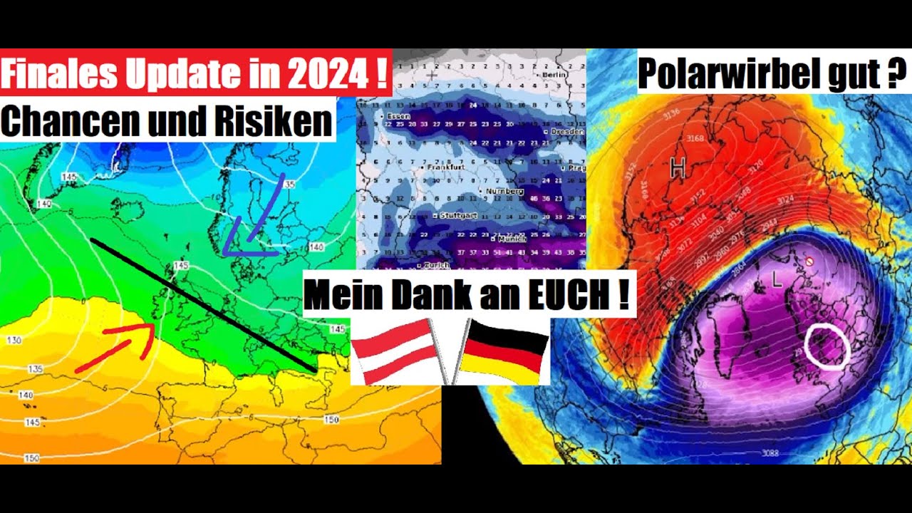 Finales Update 2024- Neueste Karten zu Silvester, Luftmassengrenze und Sturm ! #Silvester - YouTube
