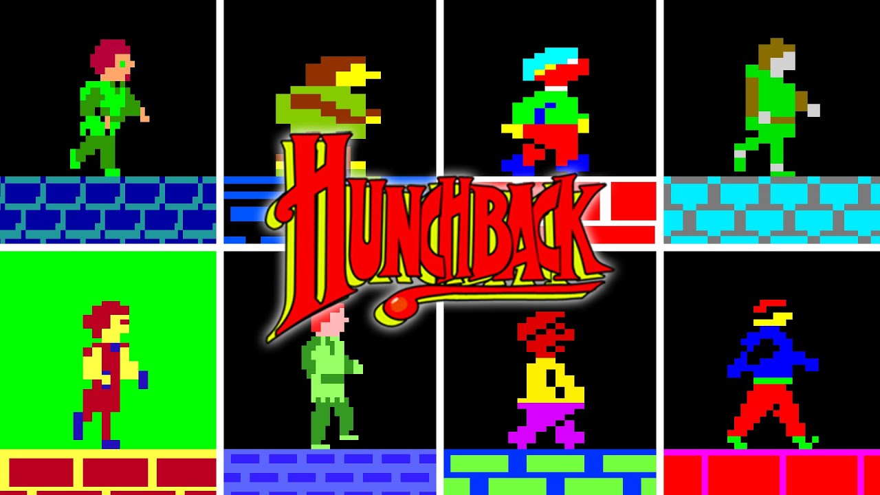Hunchback | Versions Comparison | Arcade, Electron, Oric, Dragon 32 ...