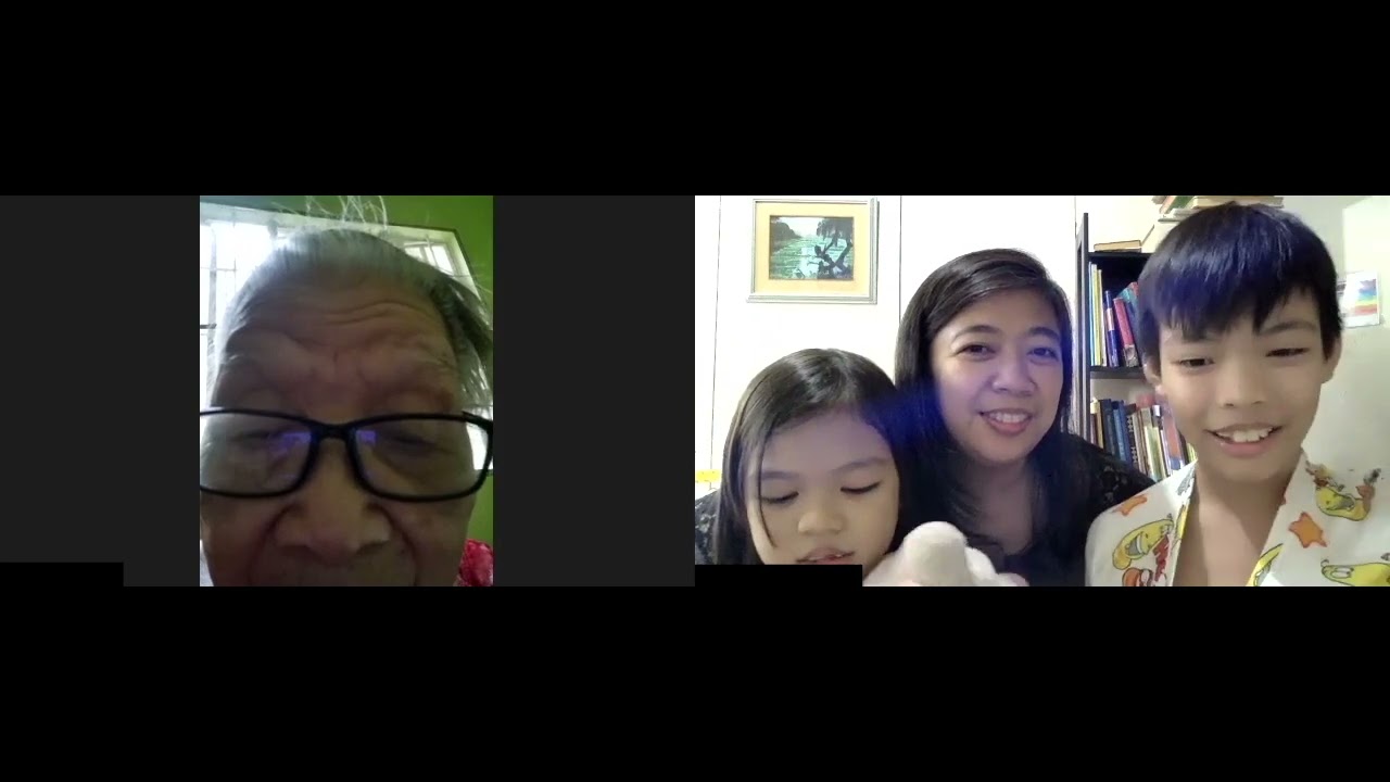 Singing Patulog na Nene (Hiligaynon Folk Song) to our great grandmother ...