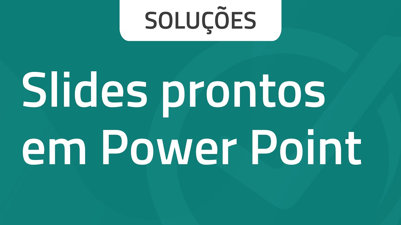 Slides prontos em PowerPoint - YouTube