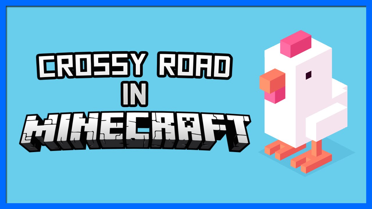 YIELD TO THE PEDESTRIAN | Minecraft: Crossy Road - YouTube