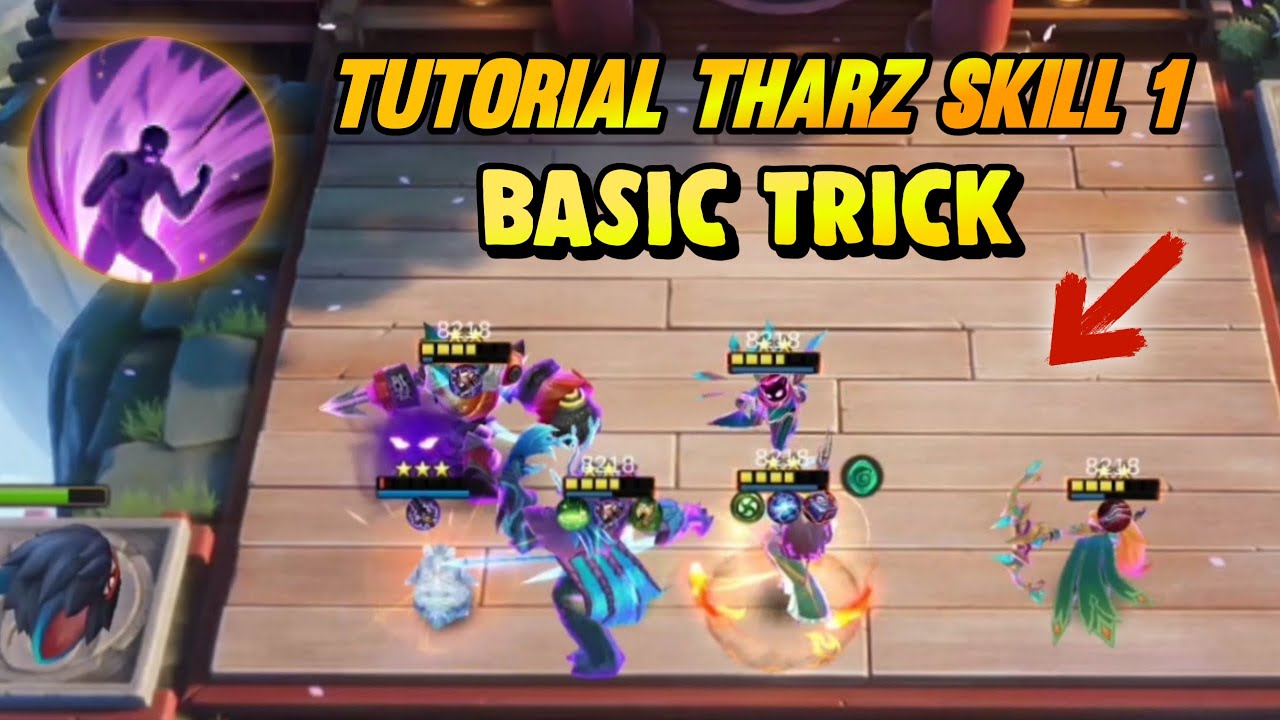 TUTORIAL THARZ SKILL 1 | BASIC TRICK | GAMEPLAY THARZ COMBO HYPER ...