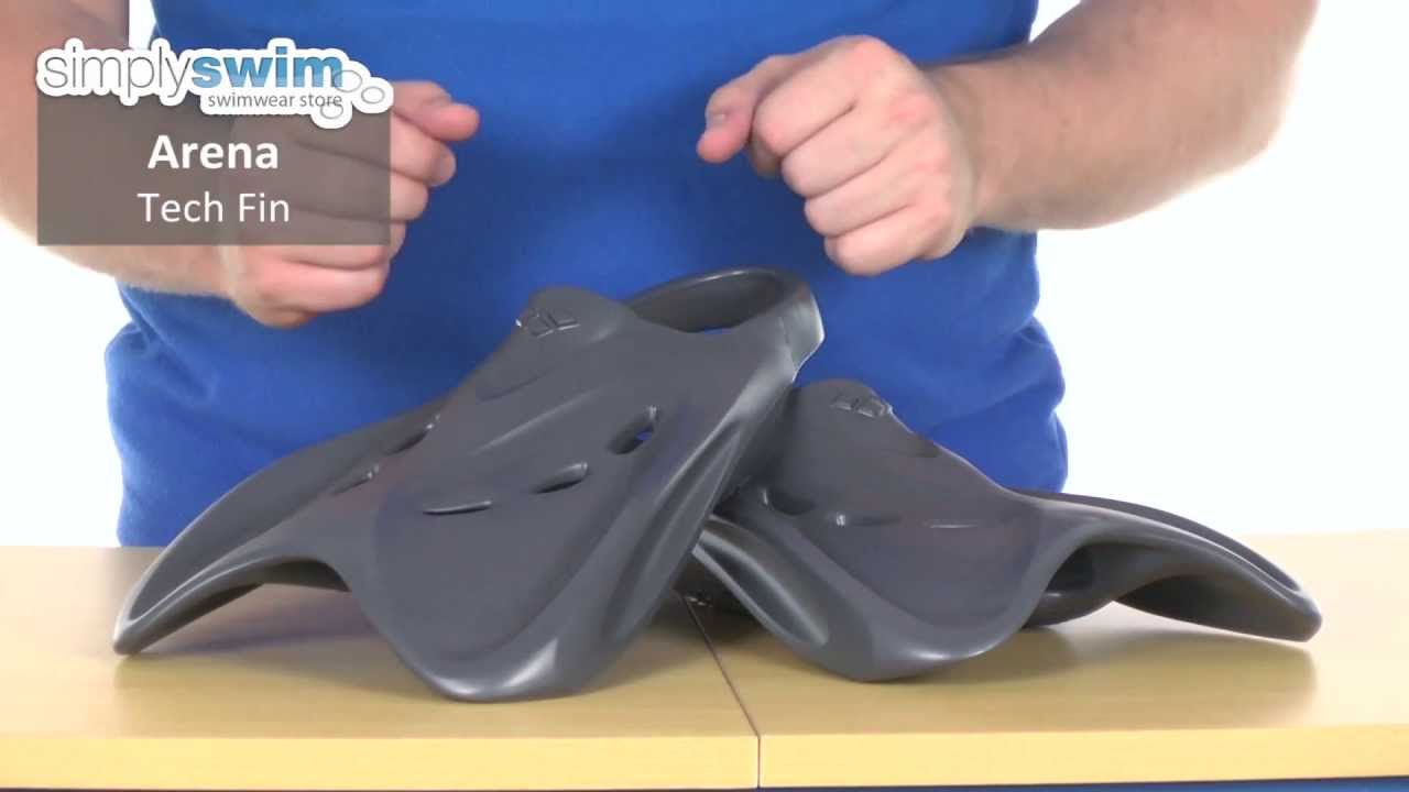 Arena Tech Fin - www.simplyswim.com - YouTube