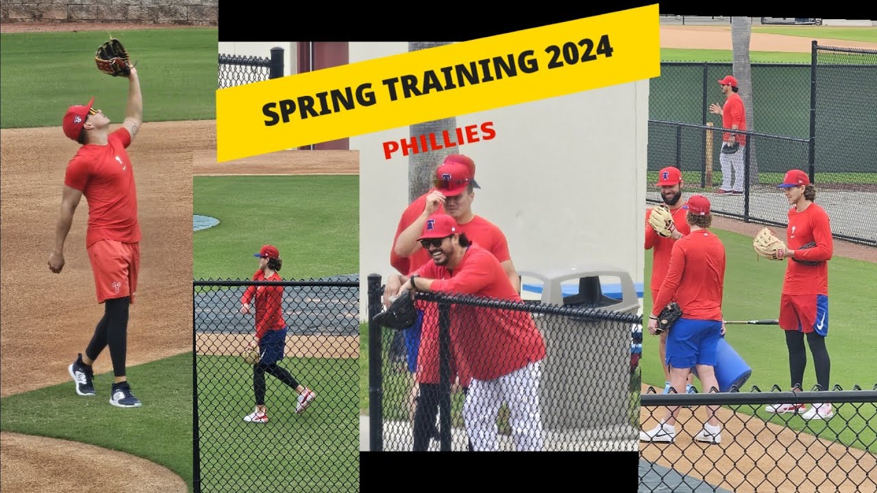 Bryson STOTT, Alec BOHM, Diego CASTILLO & Nick PODKUL Spring Training ...