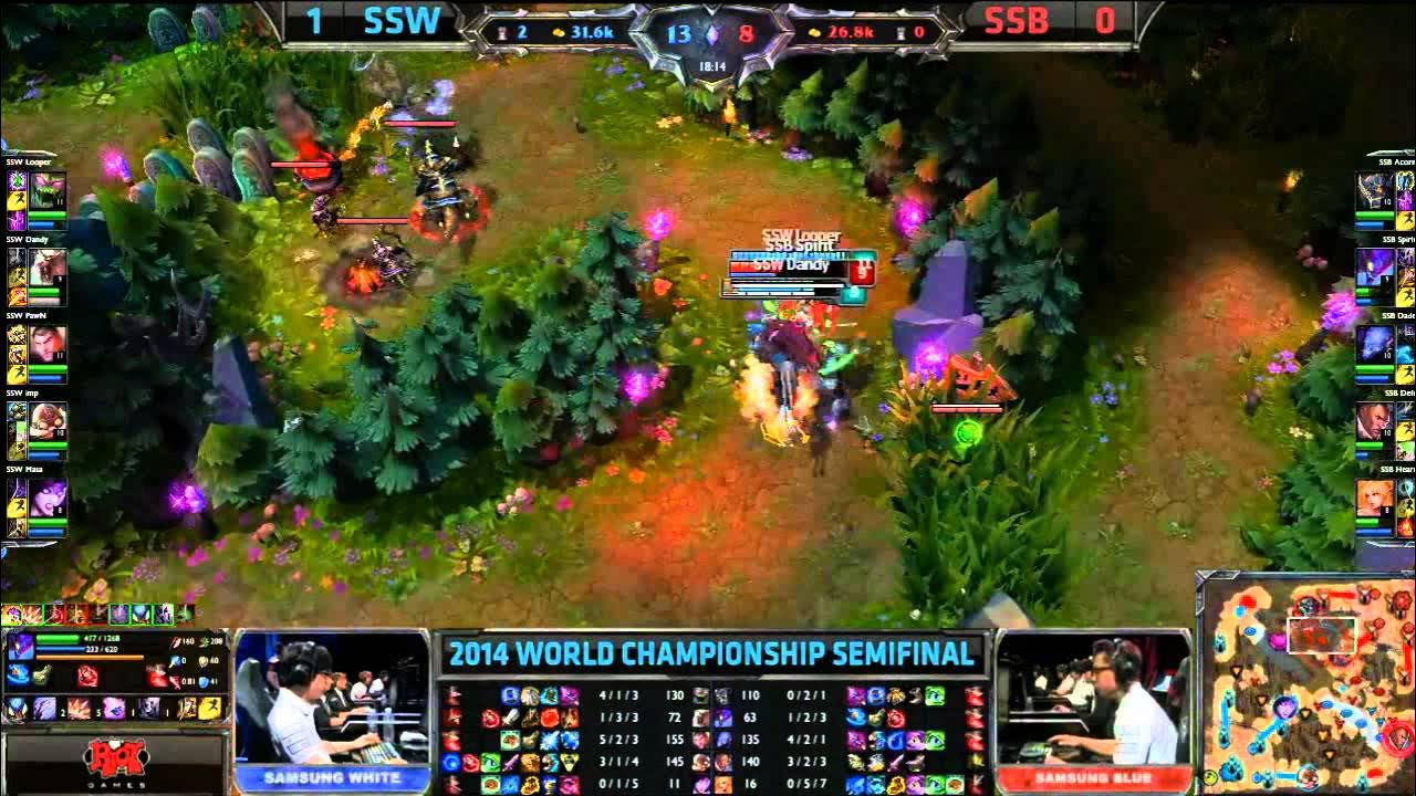 lol S4 SSB vs SSW Game2 世界冠軍賽 四強取二強 第二場 精華特輯 SSW win - YouTube