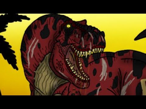 Jurassic Park: Red Kenner Rex Artwork Speedpaint - YouTube