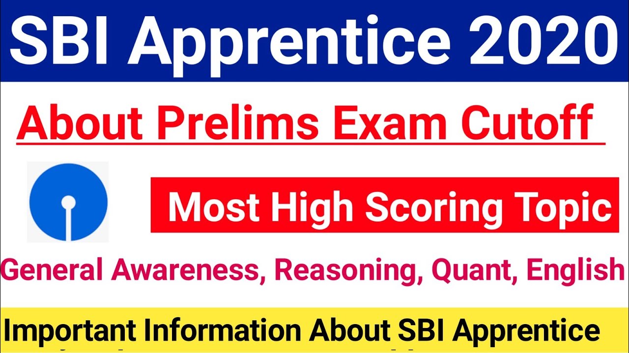 About SBI Apprentice Exam Date 2020|SBI Apprentice Exam 2020 Most High ...