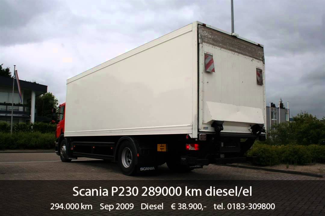 Scania P230 289000 km diesel/el - YouTube