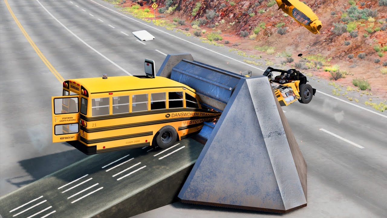 Cars VS Large Spinning Roller – BeamNG.Drive | Beam Studio + - YouTube