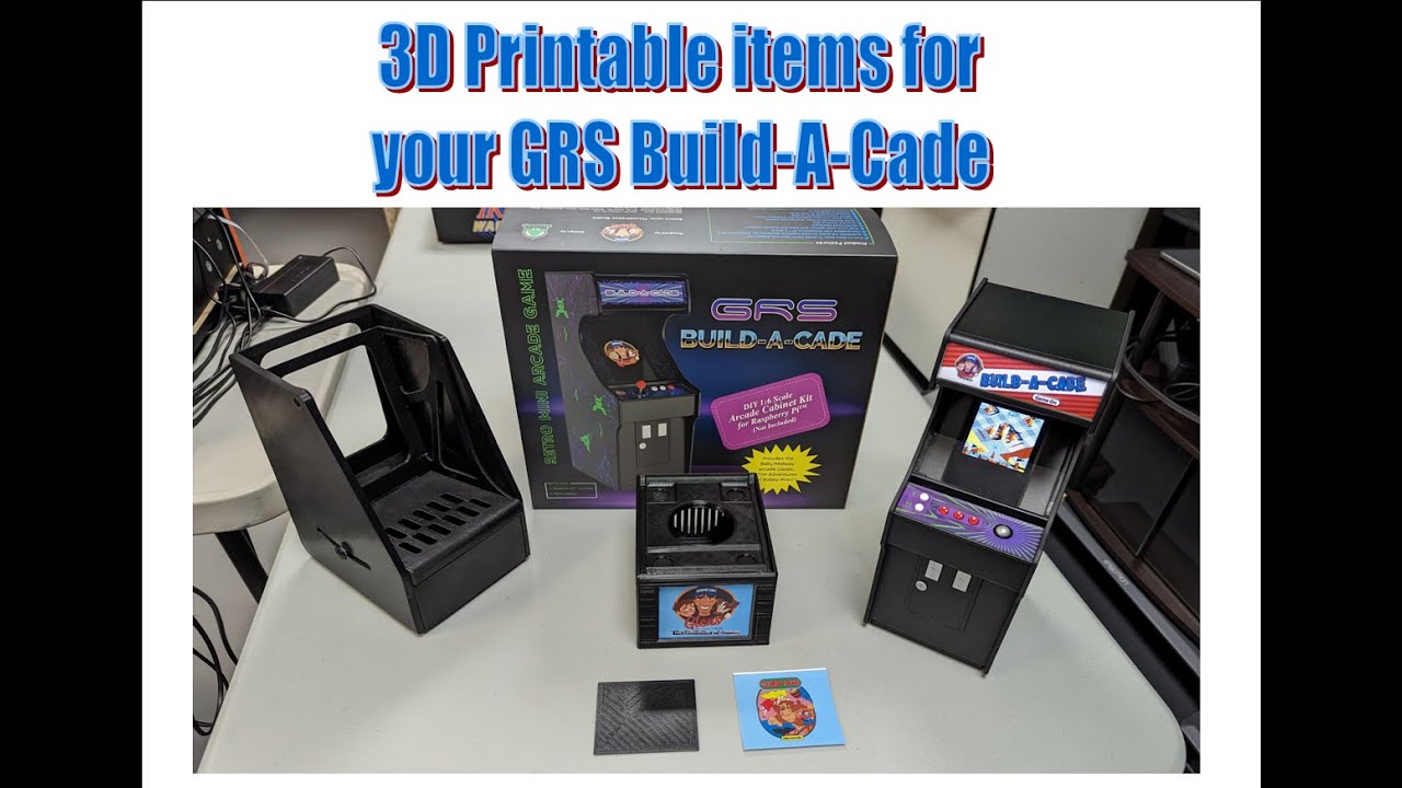 3D Printable GRS Build-A-Cade Stand - YouTube