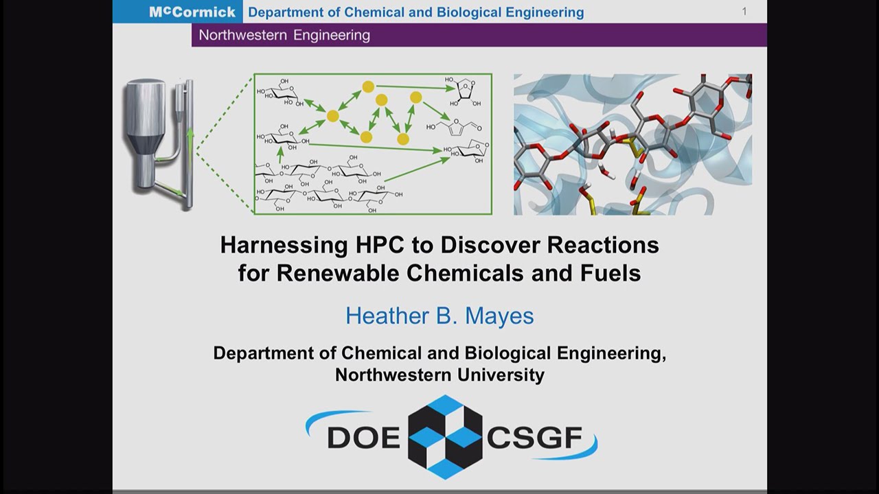DOE CSGF 2015: Harnessing HPC to Discover Reactions for Renewable ...