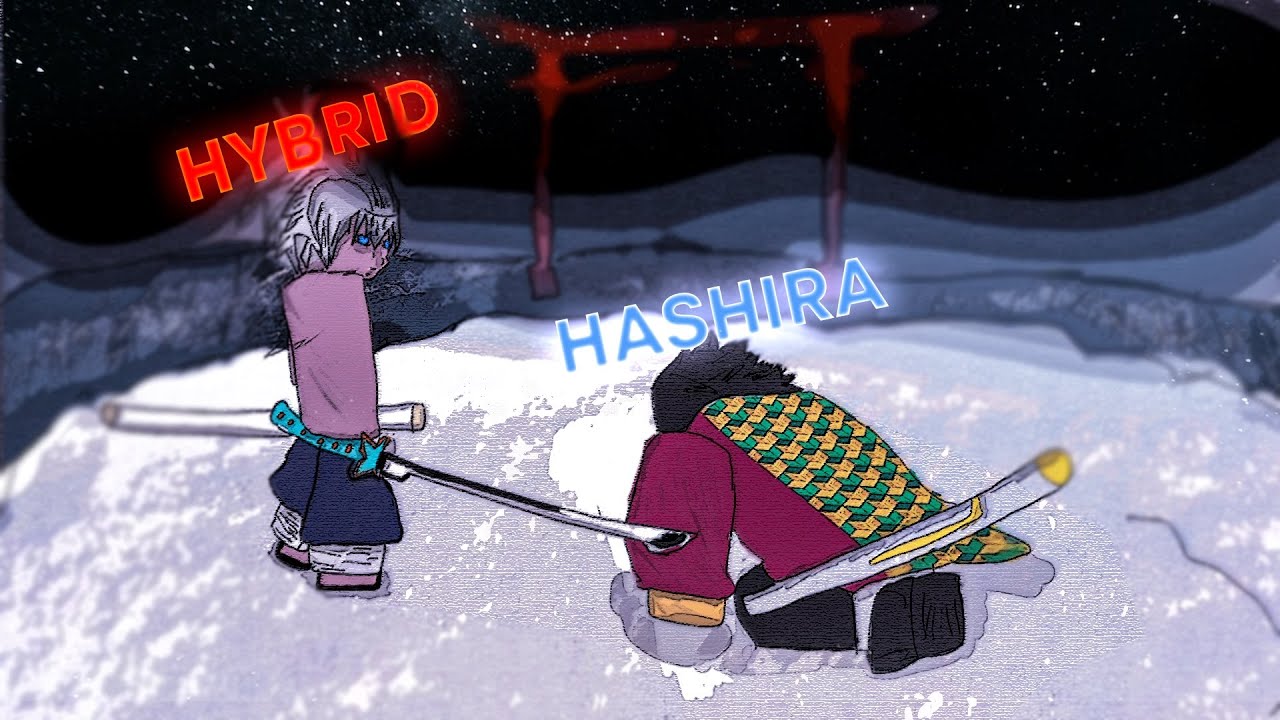 Hybrid vs Hashira | Project Slayers - YouTube