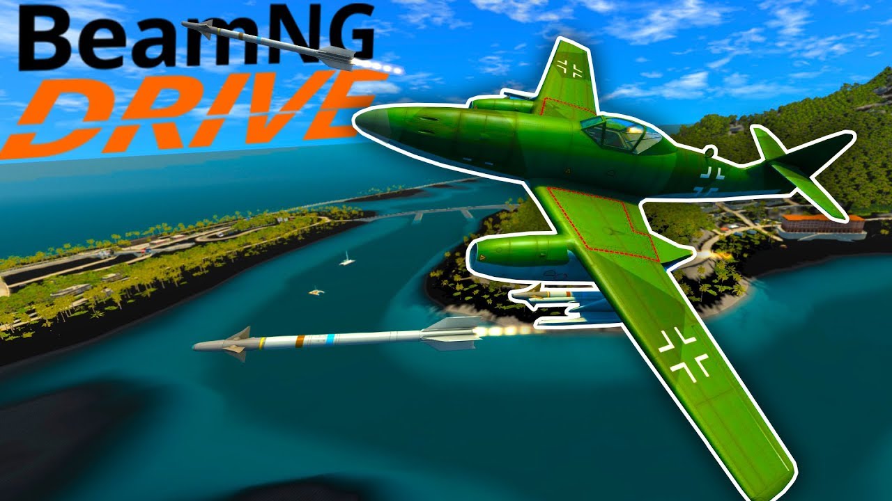 THE PERFECT WEAPON IN BEAMNG DRIVE?! - GUIDABLE MISSILES - The Me 262 ...
