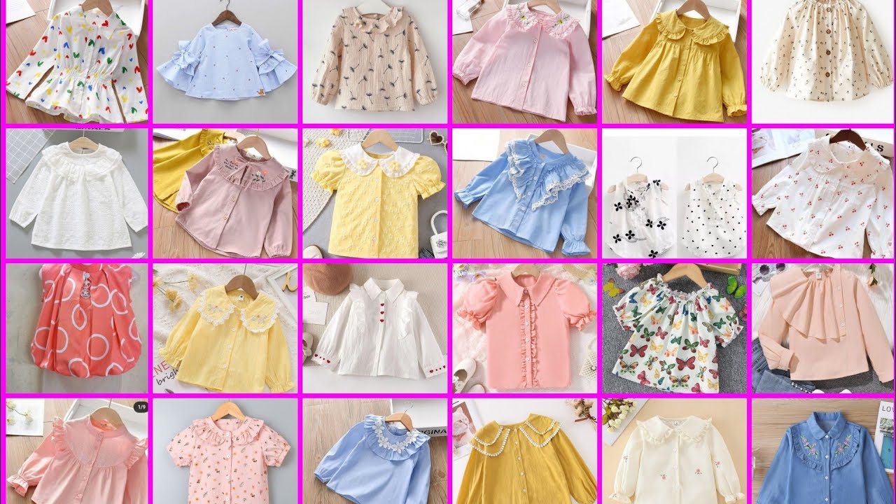 Cute baby girls top shirt designs | latest baby top shirt collection ...