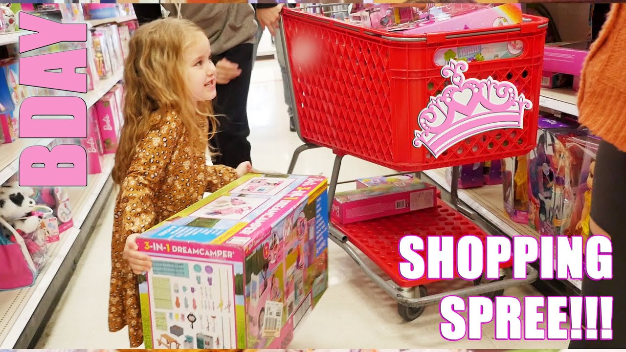 Zoë Fourth Birthday Barbie Princess Shopping Spree at Target! She ...