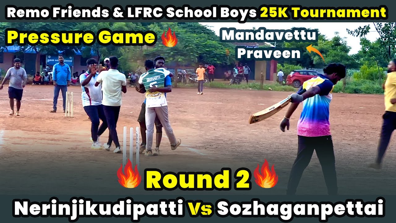 Nerinjikudipatti Vs Sozhaganpettai | Round 2 | Remo Friends 25K ...