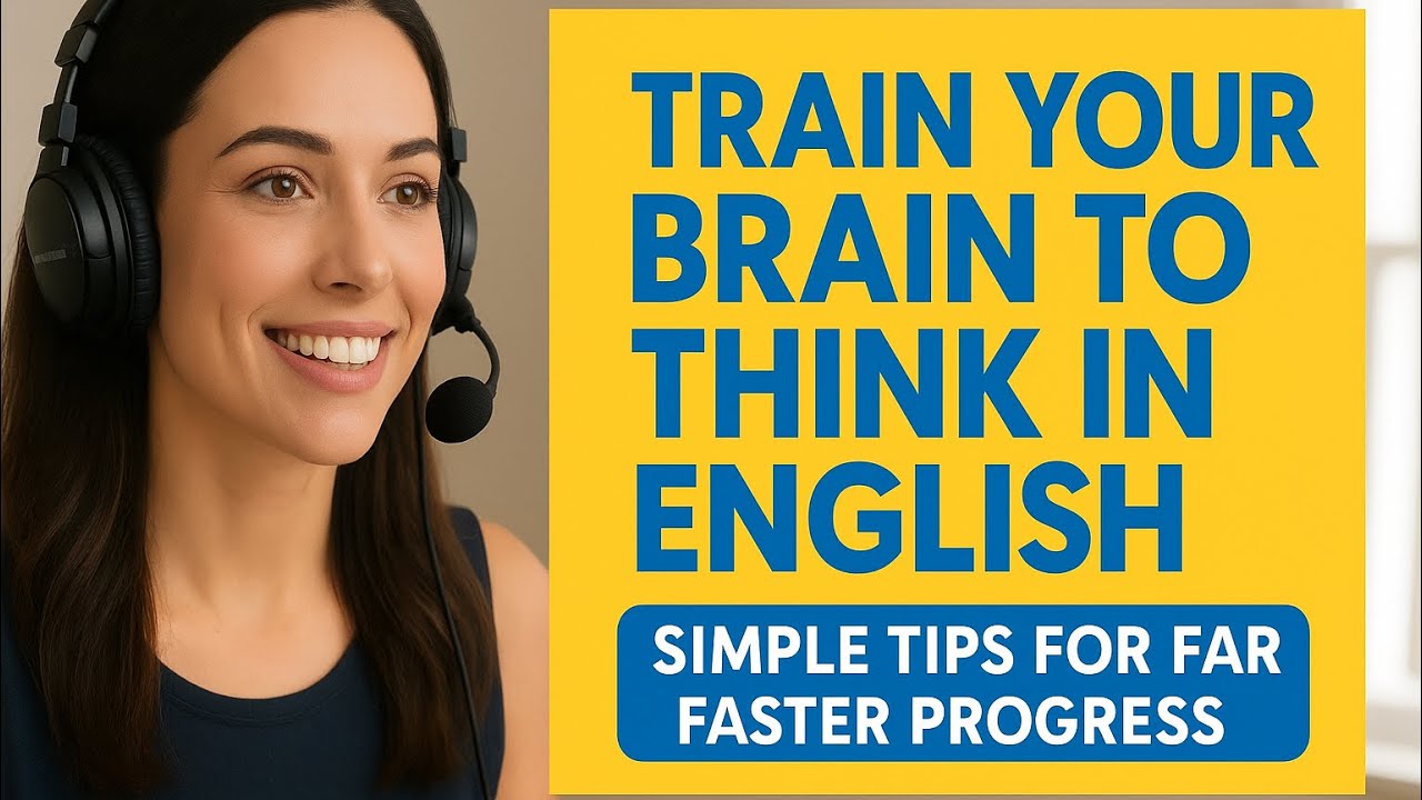 How to Train Your Brain to Think in English | Tips for A2–B1 Learners ...