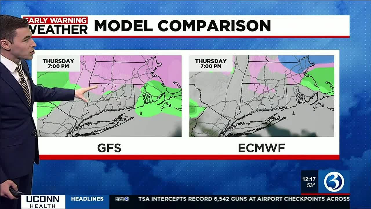 FORECAST: A warm day today before some wintry weather arrives later ...