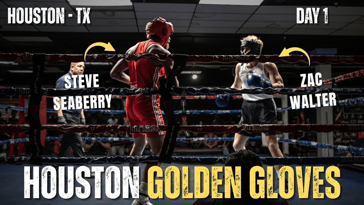 HOUSTON SR Golden Gloves 2024! Amateur Boxers Compete On Day 1! - YouTube