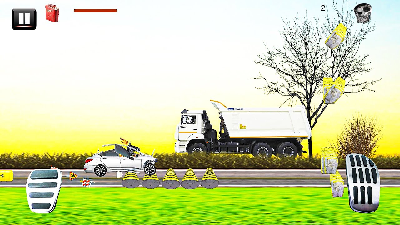 Deadly Race #17 (Car Crash 2D) | Gameplay Android #shorts - YouTube