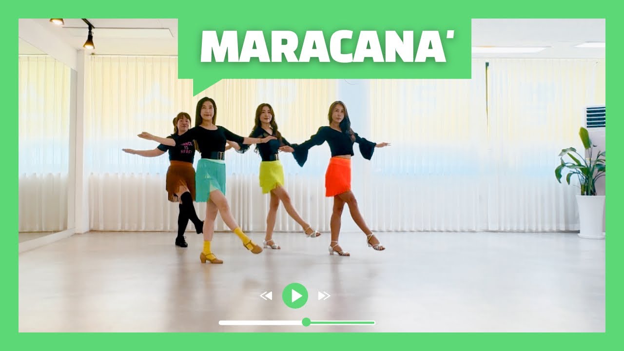 MARACANA' Line Dance (high beginner) 🌟 - YouTube