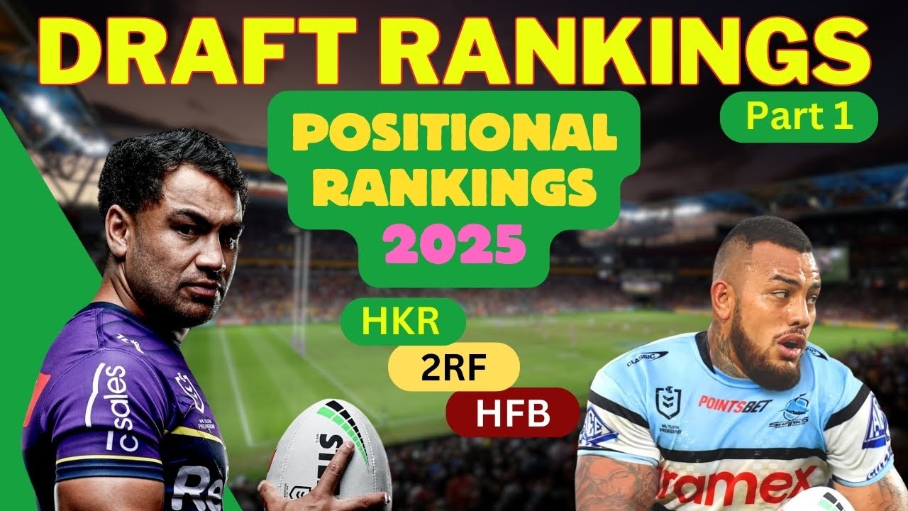 2025 NRL Draft Positional Rankings Release 1 | Part 1 - YouTube