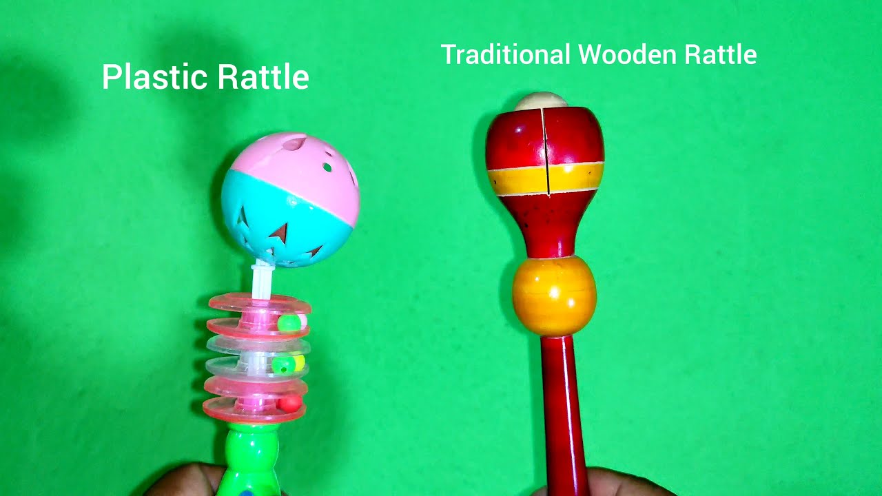 Plastic Rattle vs Wooden Rattle Sound Effect | Modern + Traditional ...