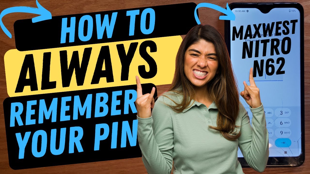 Maxwest Nitro N62 - THIS is the best way to never forget your pin ...