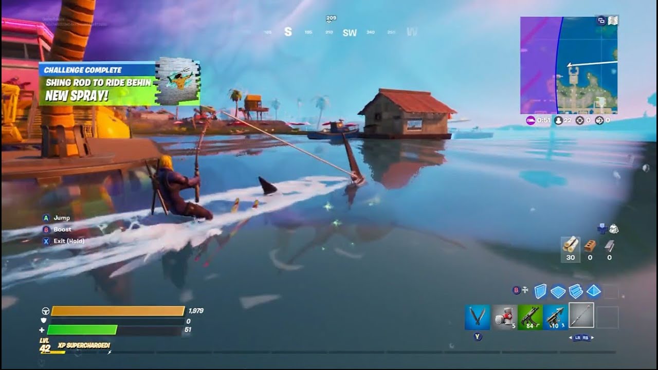 Fortnite - Chapter 2 - Season 3 - Ep 05 - Aquaman Challenge - Riding ...