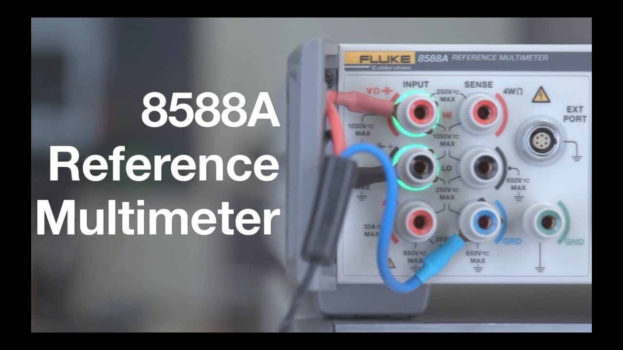FLUKE 8588A - YouTube