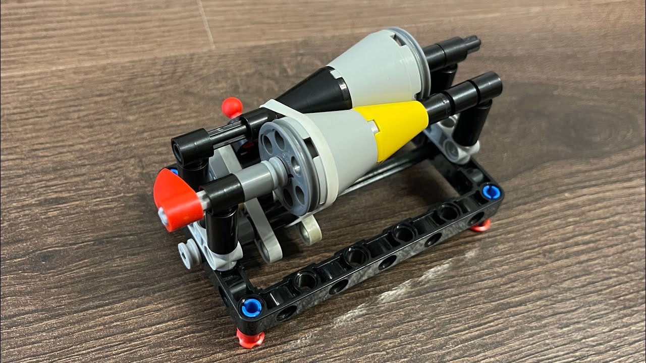 Realistic LEGO Technic CVT Transmission Test - YouTube