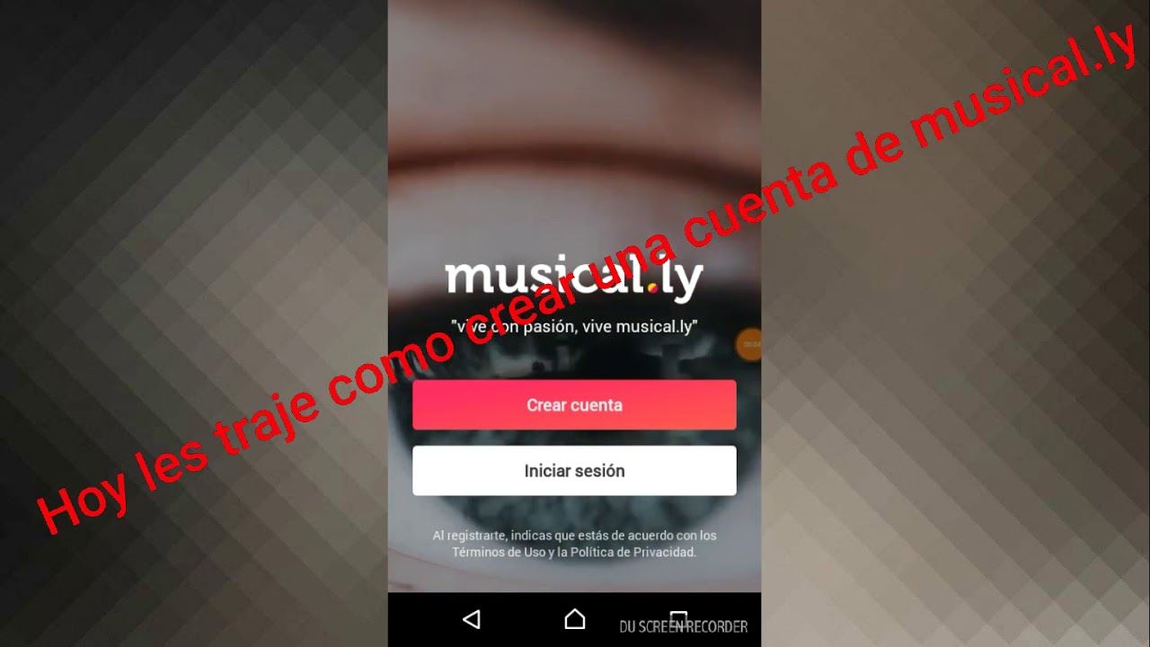 Cómo crear una cuenta de musical.ly - YouTube