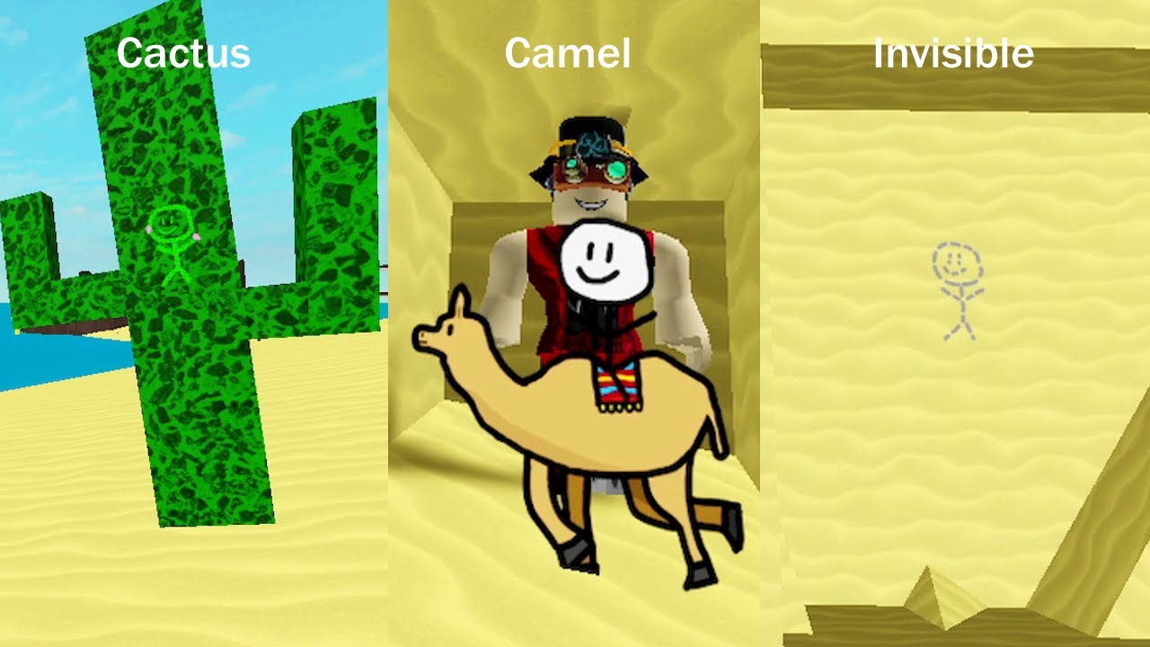 Find the Stickmen - How to get "Invisible, Camel, & Cactus Stickman ...
