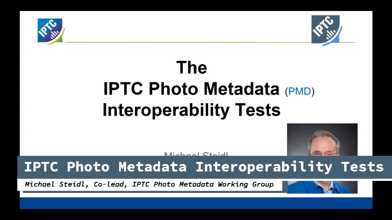 IPTC Photo Metadata Interoperability Tests - YouTube