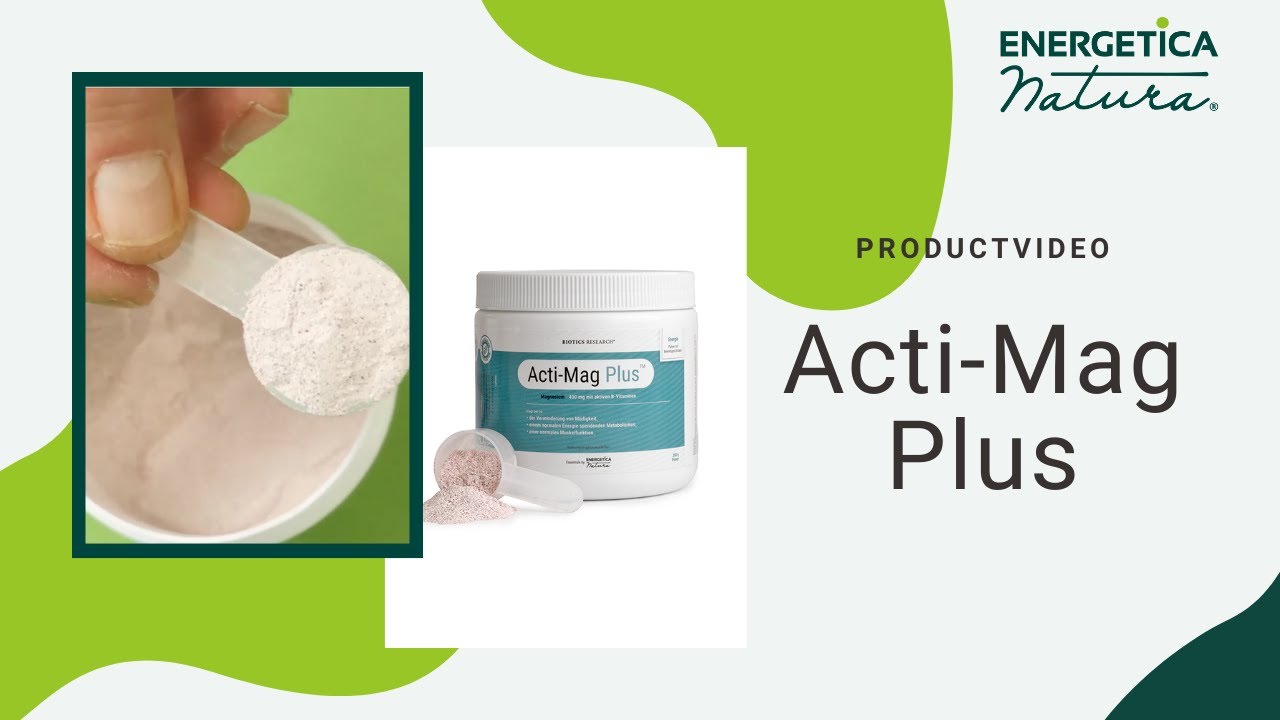 Acti-Mag Plus productvideo | Magnesium van Biotics Research - YouTube