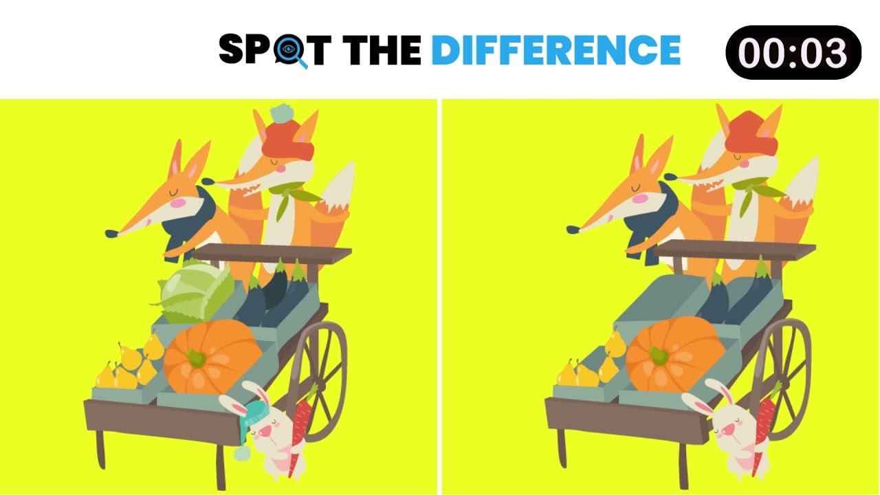 SPOT THE DIFFERENCE | Find The Difference Hard Level For Adults ...