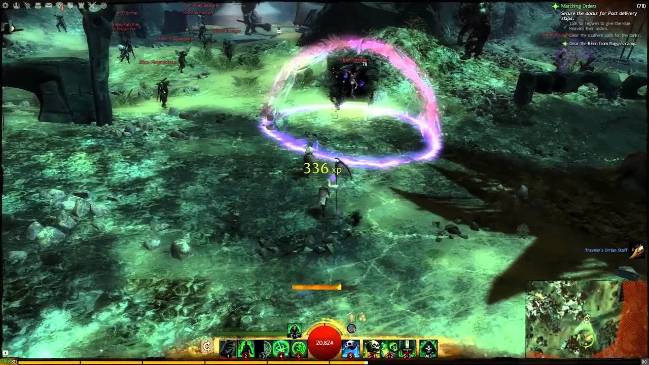 Guild Wars 2: 8-07 (Vigil) Marching Orders [Necro] - YouTube