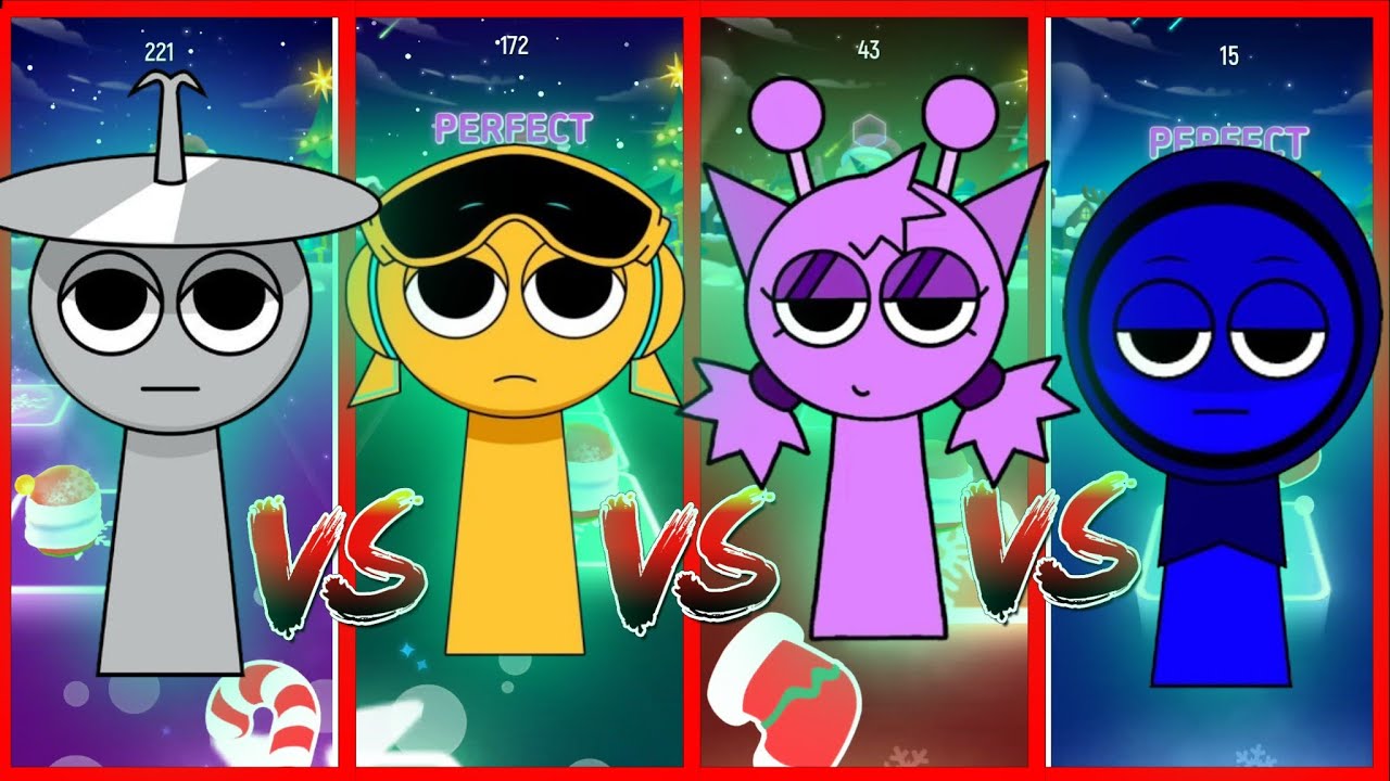 Grey Vs Fun Bot Vs Pinki Vs Simon | Tiles hop - YouTube