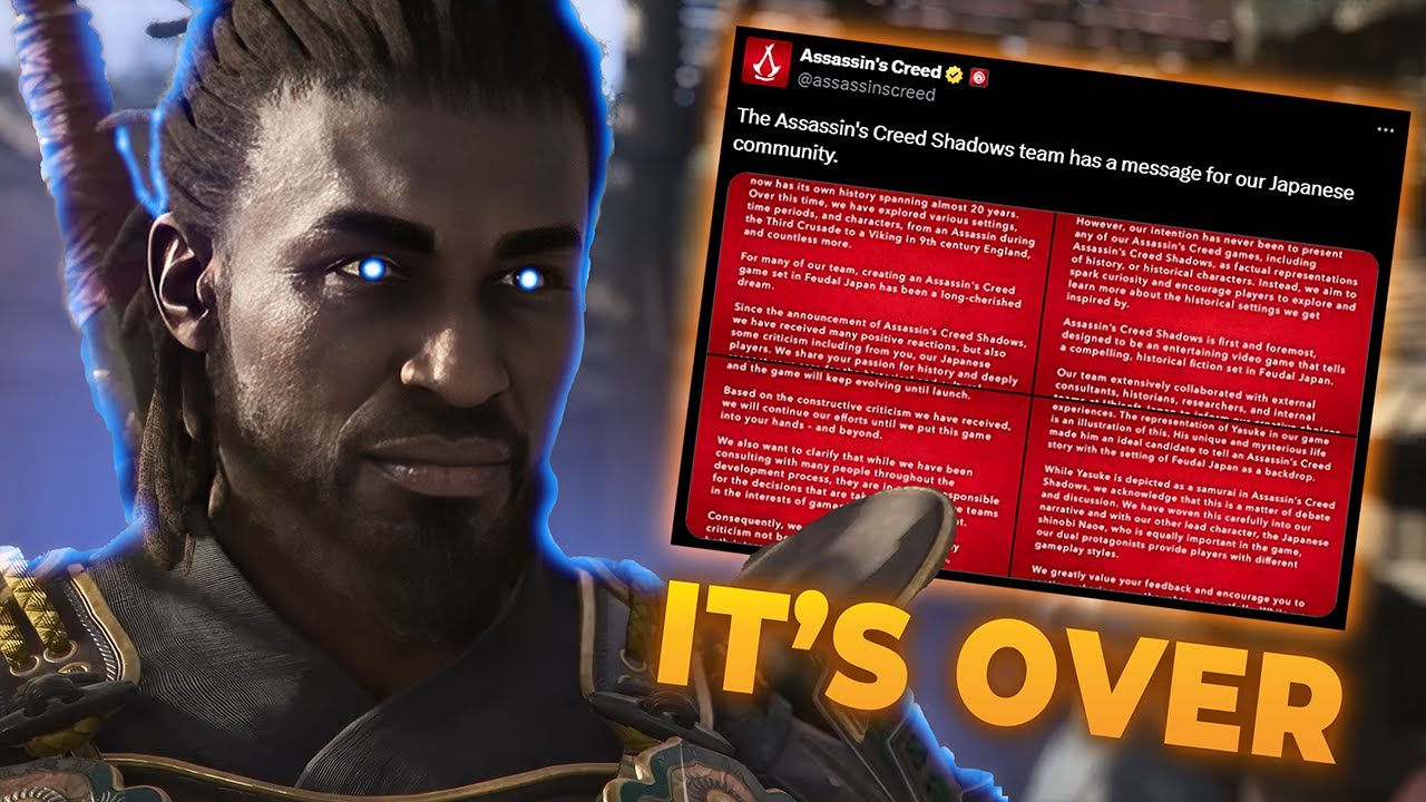 Ubisoft Responds To Assassin's Creed Shadows Controversy - YouTube