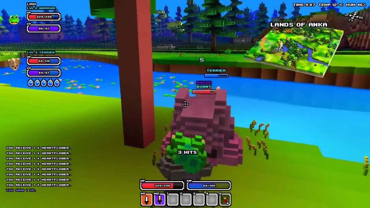 Cube World : How To Level Up Fast - YouTube