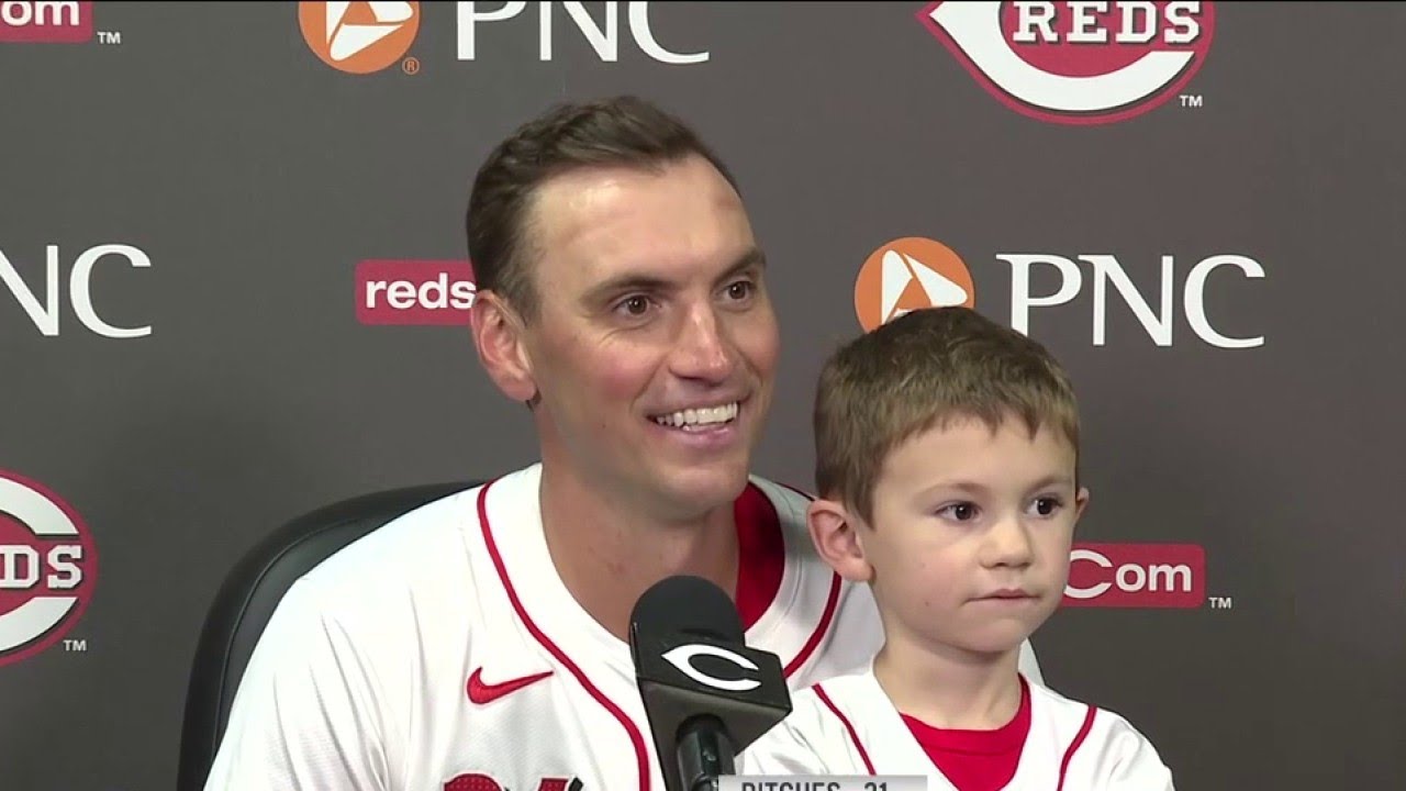 Brent Suter & son soak in Cincinnati Reds debut and Opening Day victory ...