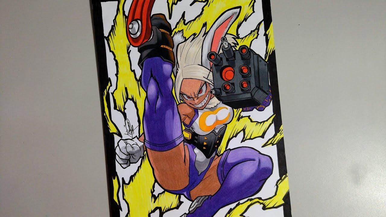 Drawing - Miruko - BOKU NO HERO ACADEMIA ( My hero academia ) - YouTube