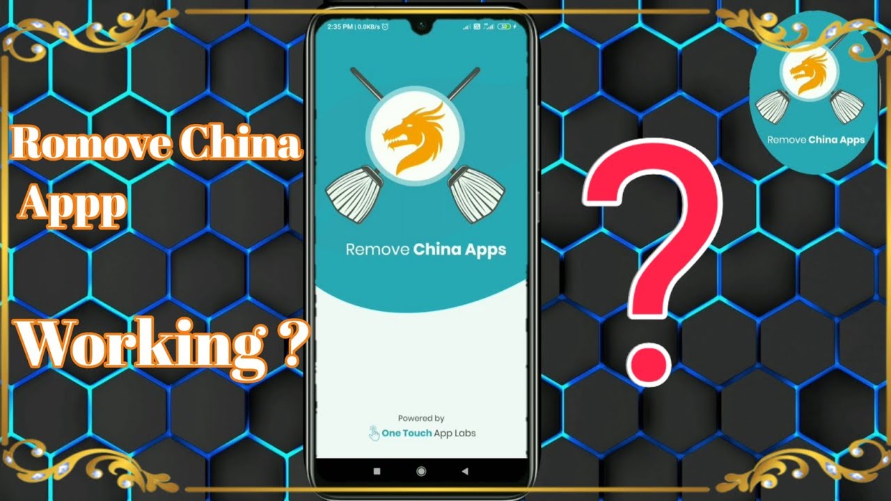 Checking whether Remove China app Application working fine - YouTube