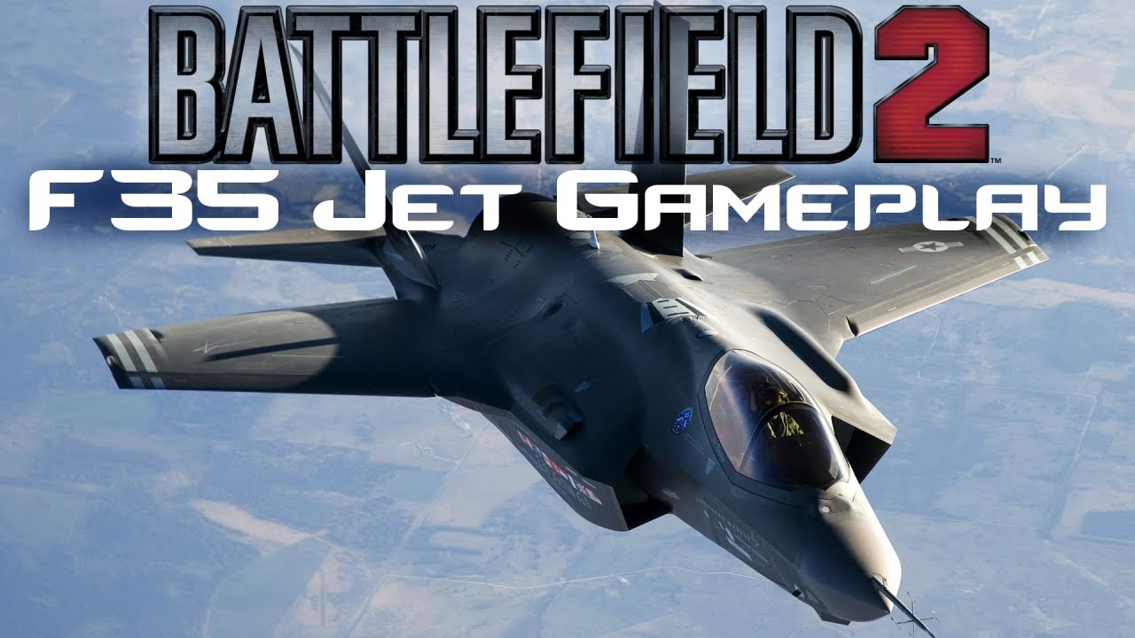Battlefield 2: Wake Island F35 Jet Gameplay - YouTube