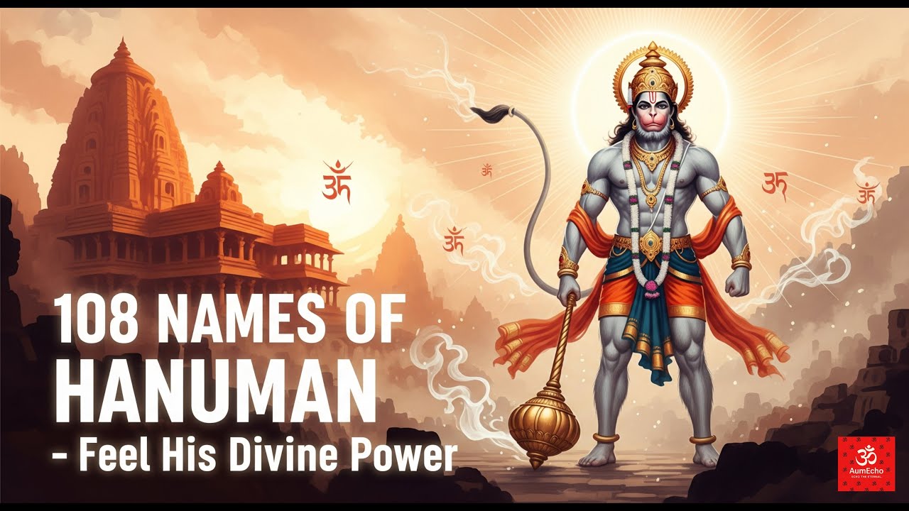 हनुमान 108 नाम स्तोत्र | Hanuman 108 Names Chant | Feel the Power of ...