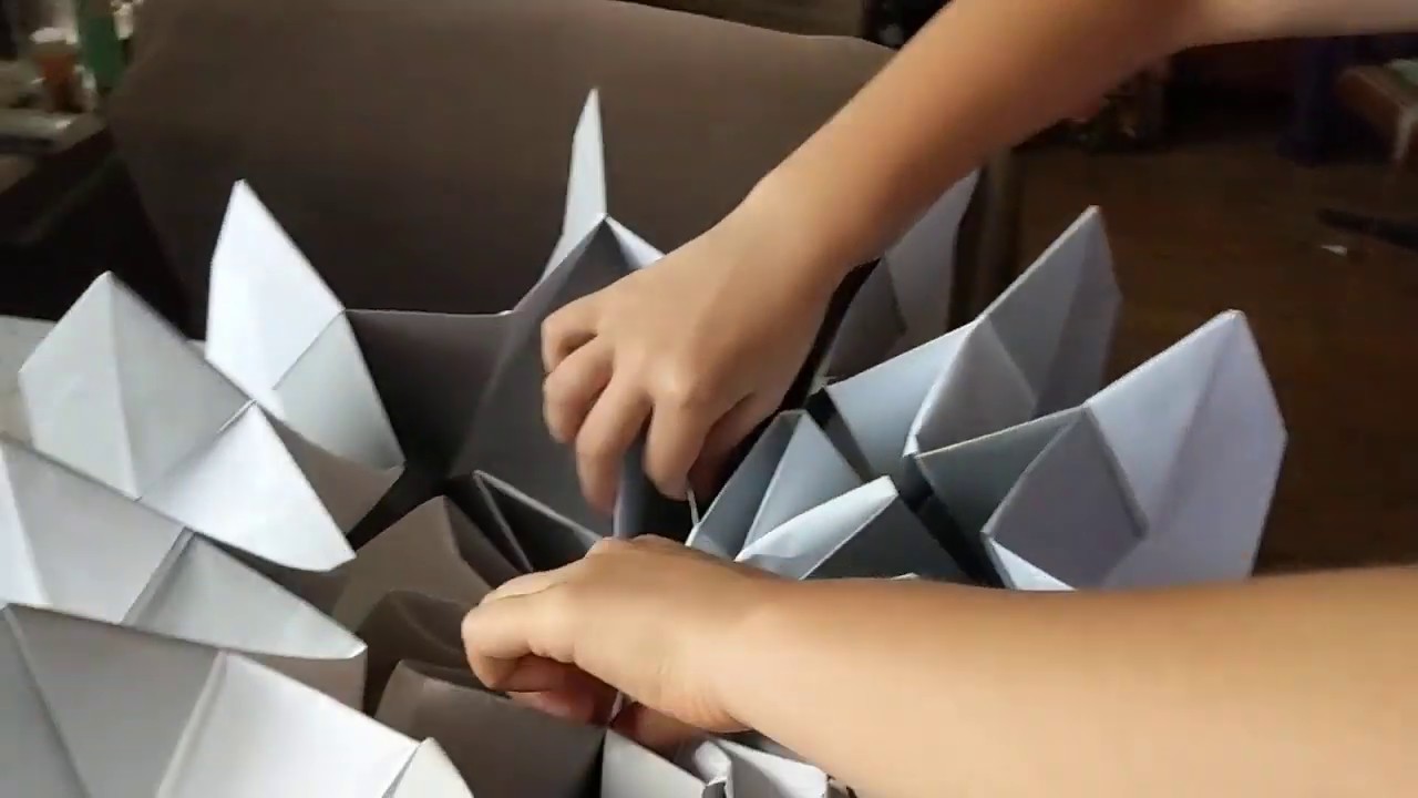 Origami Fireworks, Large - YouTube